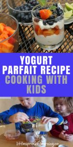 Cooking with Kids-Yogurt Parfait Recipe-Little Sprouts Learning