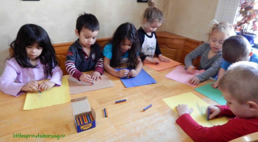 Kids Art Party Ideas-Little Sprouts Learning