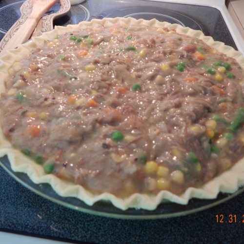 Leftover Pork Roast Pot Pie