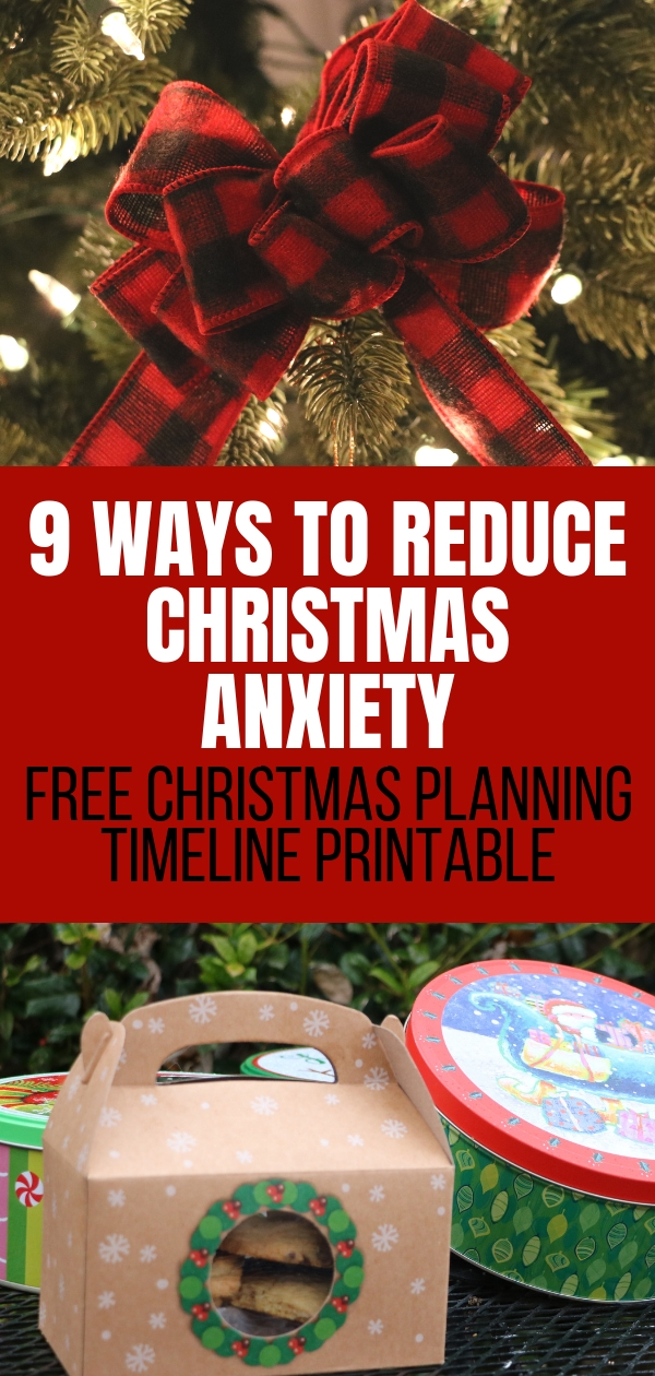 9 Ways to Reduce Christmas Anxiety with Printable Planner