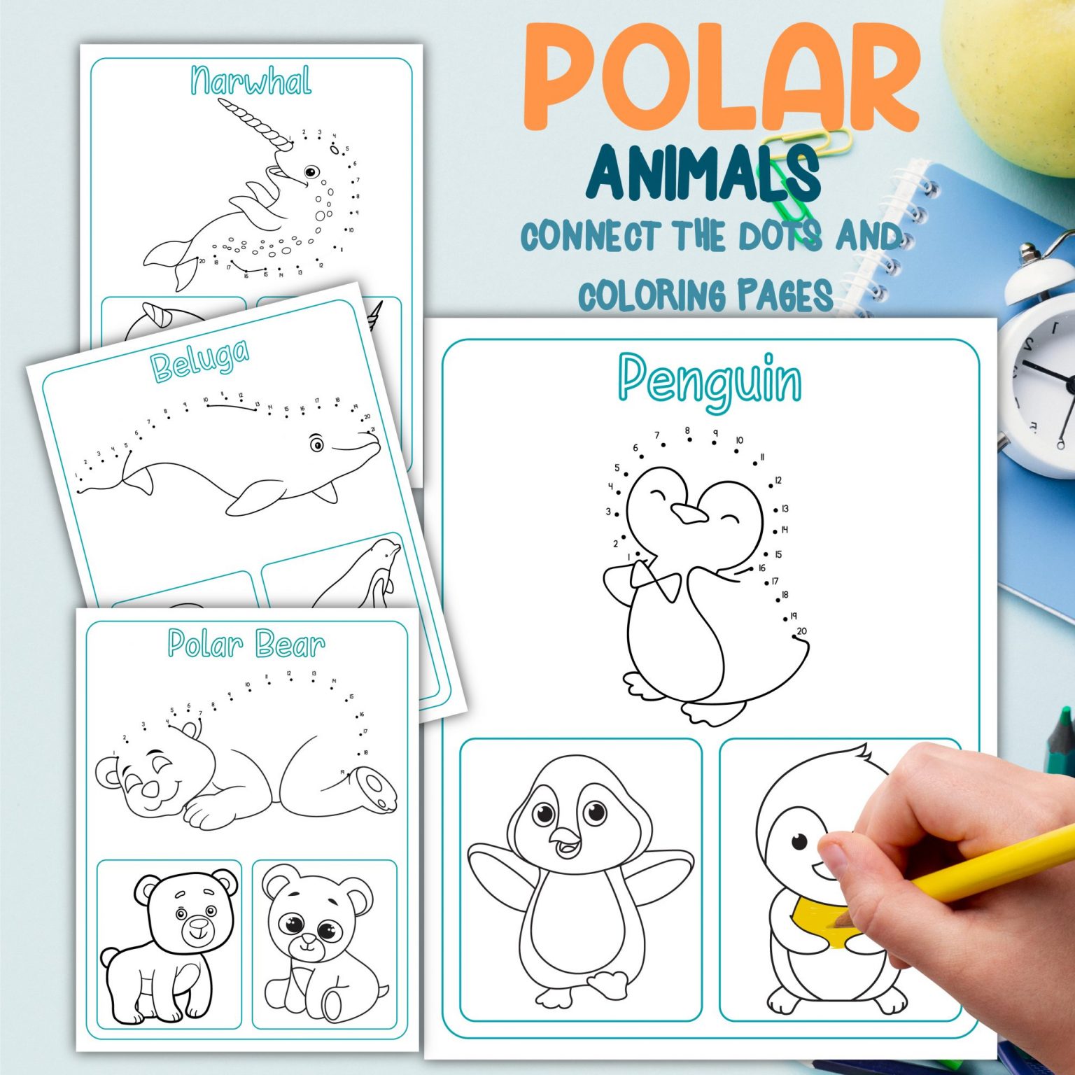 Polar Animals Activities for Kids-Little Sprouts Learning