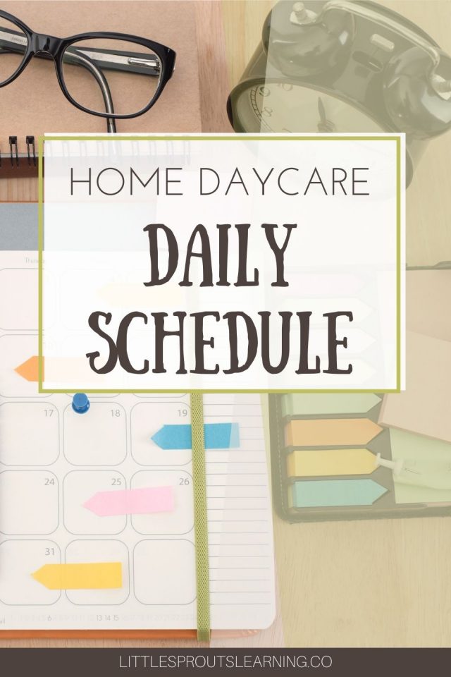 Home Daycare Daily Schedule with Free Printable