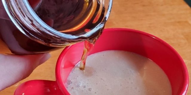 Homemade Vanilla Syrup-Little Sprouts Learning