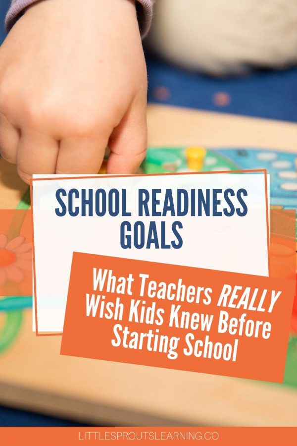 School Readiness Goals-What Teachers REALLY Wish Kids Knew