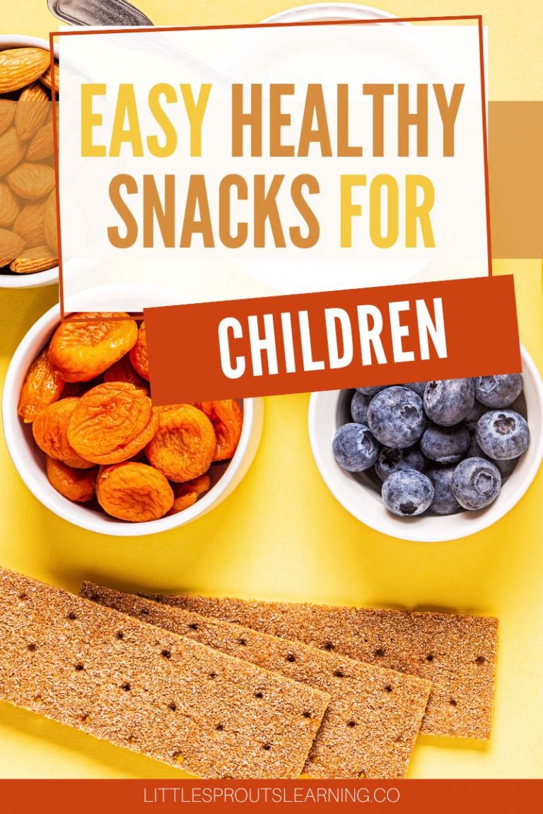 Easy Healthy Snacks for Children-Little Sprouts Learning