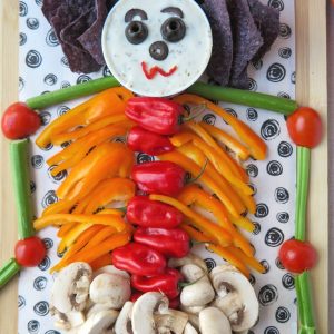 Halloween Veggie Skeleton-Little Sprouts Learning