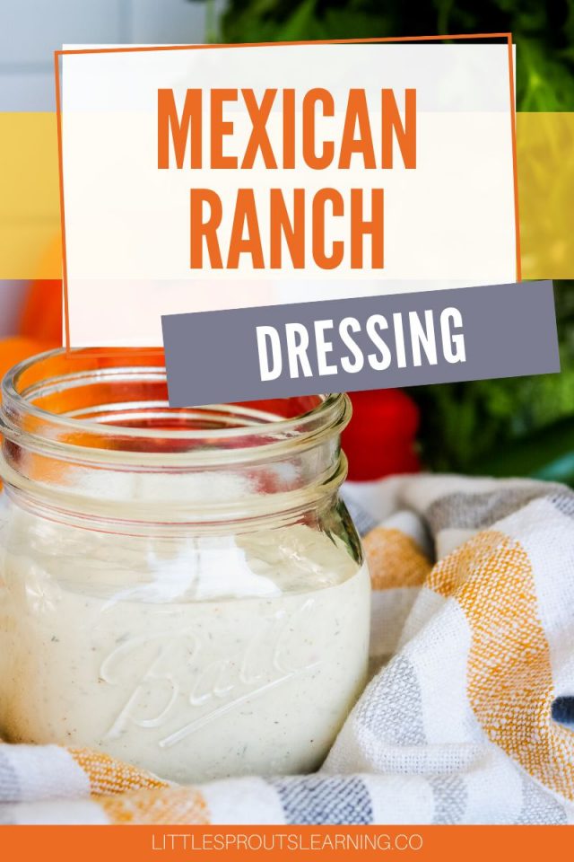 Mexican Ranch Dressing Recipe-Little Sprouts Learning