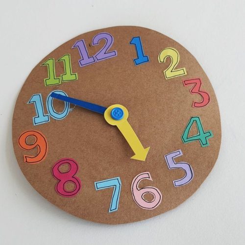 Paper Clock Craft For Daycare-Little Sprouts Learning