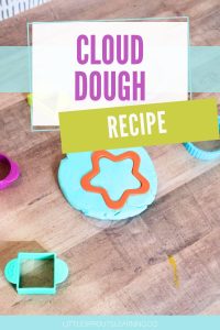 Easy 3 Ingredient Cloud Dough Recipe-Little Sprouts Learning