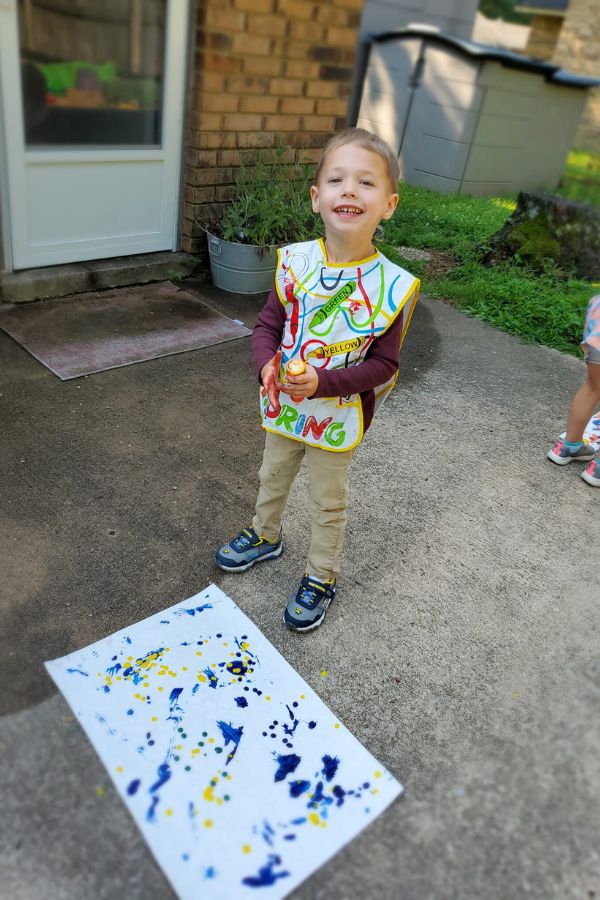 Daycare Lesson Plans on Jackson Pollock-Little Sprouts Learning