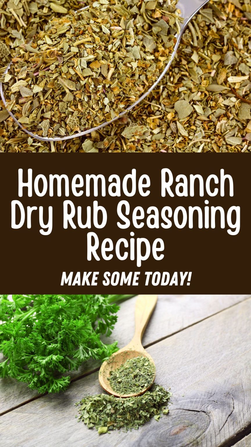 Homemade Ranch Dry Rub Seasoning Recipe