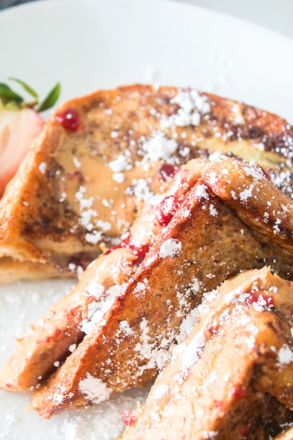 Peanut Butter and Jelly Stuffed French Toast Recipe
